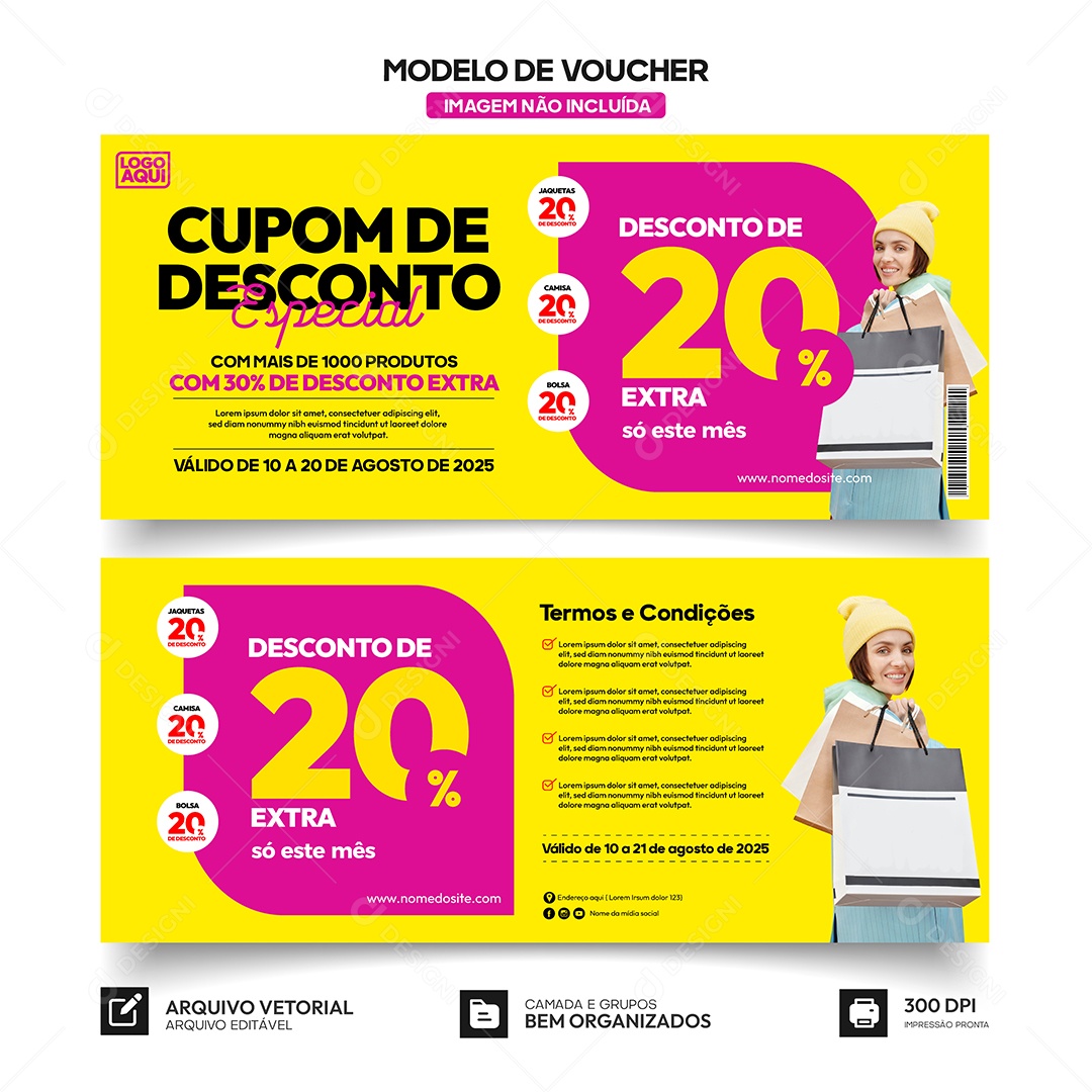 Modelo De Cupom De Ferias Modelo Desconto Em Buquês De Férias Ao