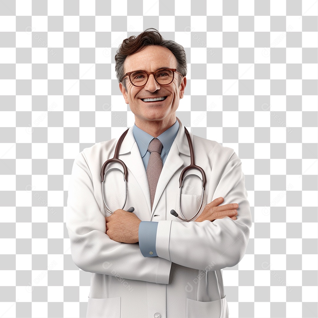 Médico Sorrindo PNG Transparente [download] - Designi