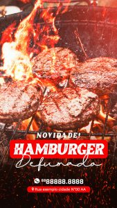 Story Hamburger Defumado Churrascaria Social Media PSD Editável ...