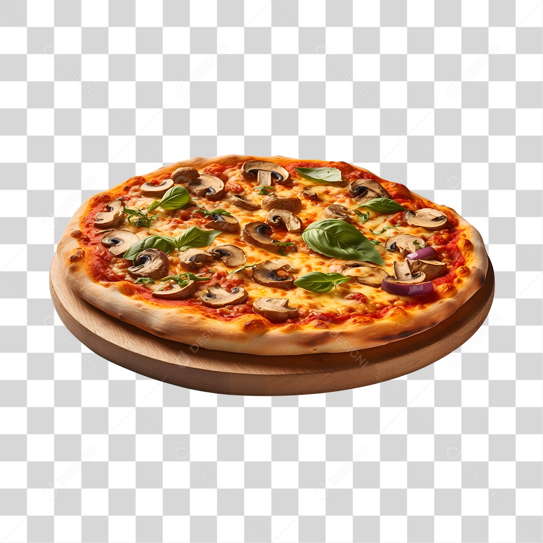 Pizza deliciosa assada PNG Transparente [download] - Designi