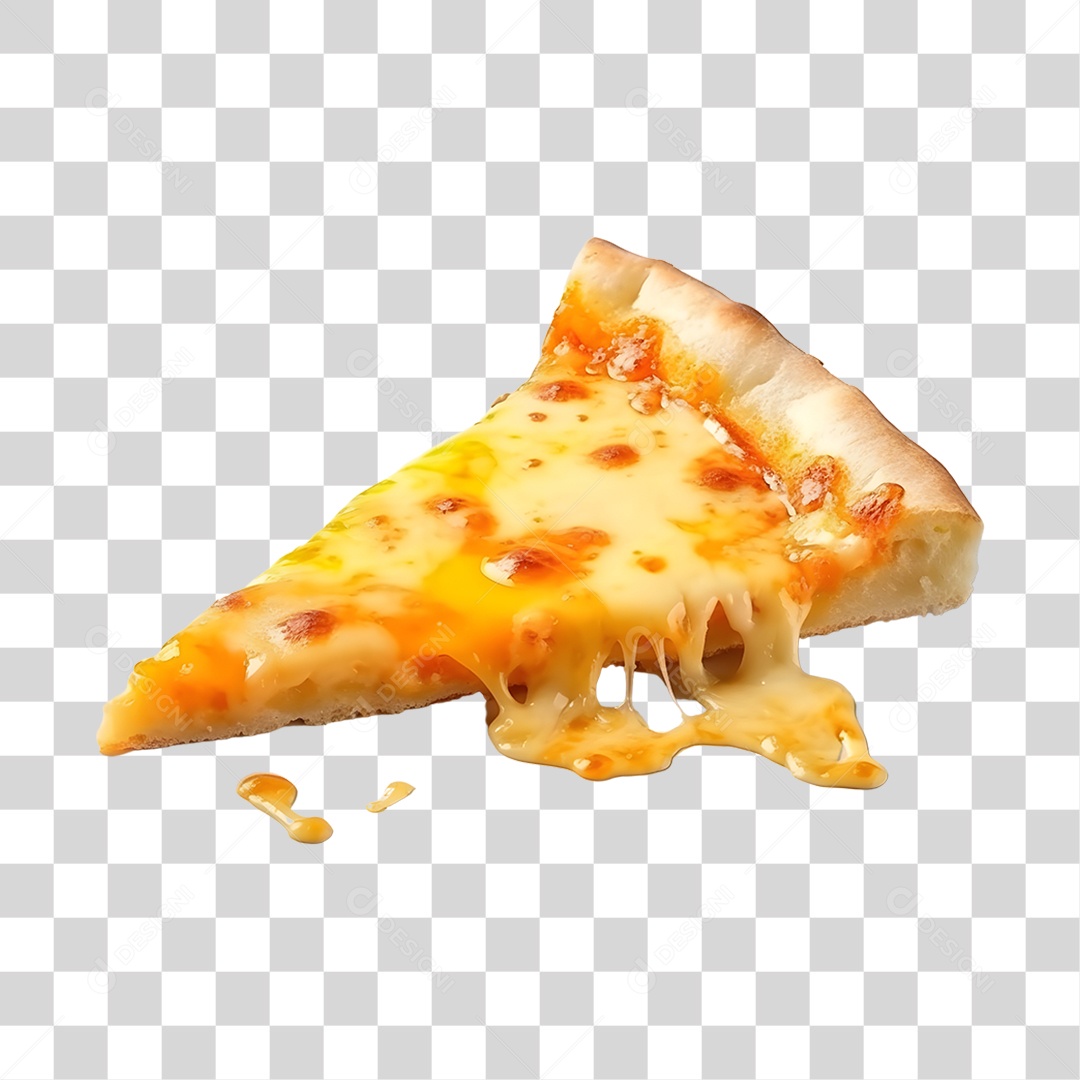Fatia de Pizza deliciosa assada PNG Transparente [download] - Designi