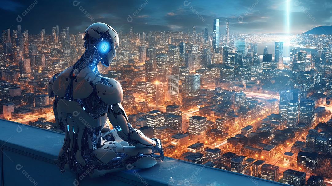 Imagem realista de cidade futurista. [download] - Designi