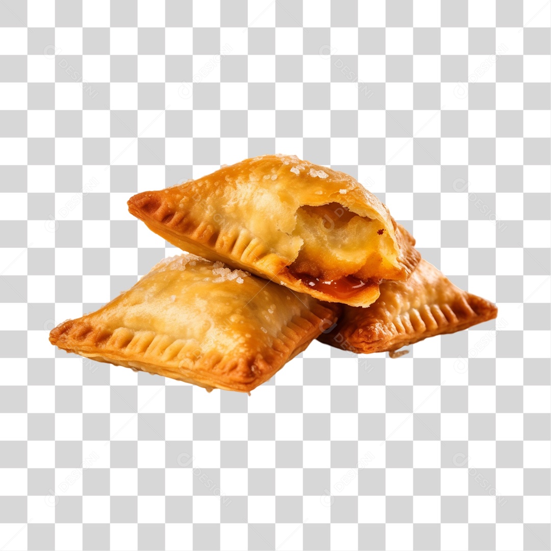 Pasteis Fritos Saborosos PNG Transparente [download] - Designi