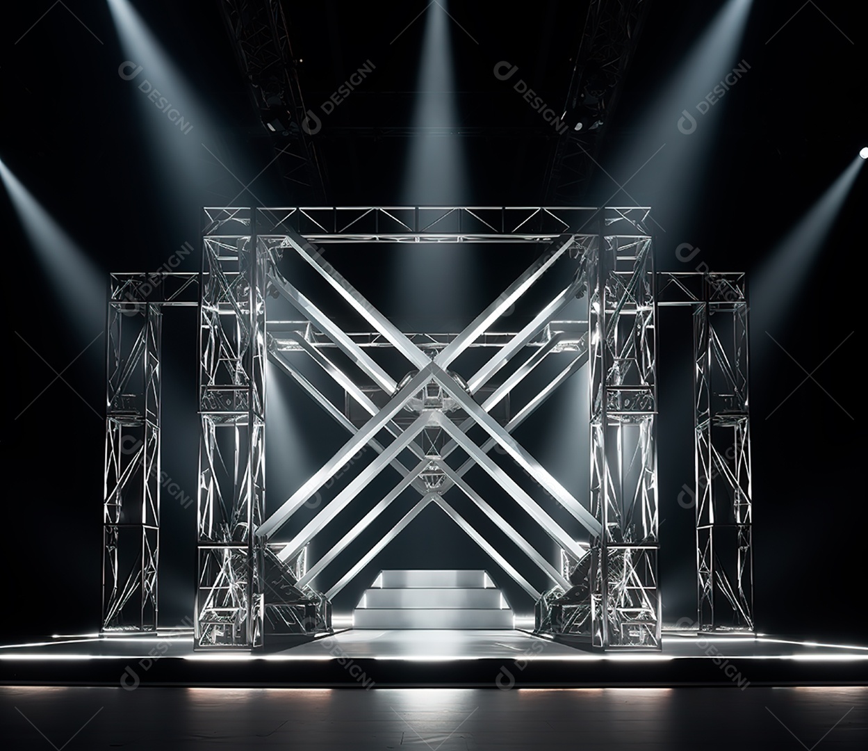 Estrutura de ferro estilo palco [download] - Designi