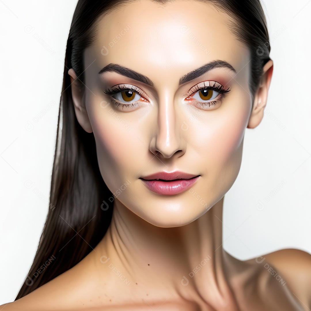 Retrato realista de uma linda mulher jovem [download] - Designi