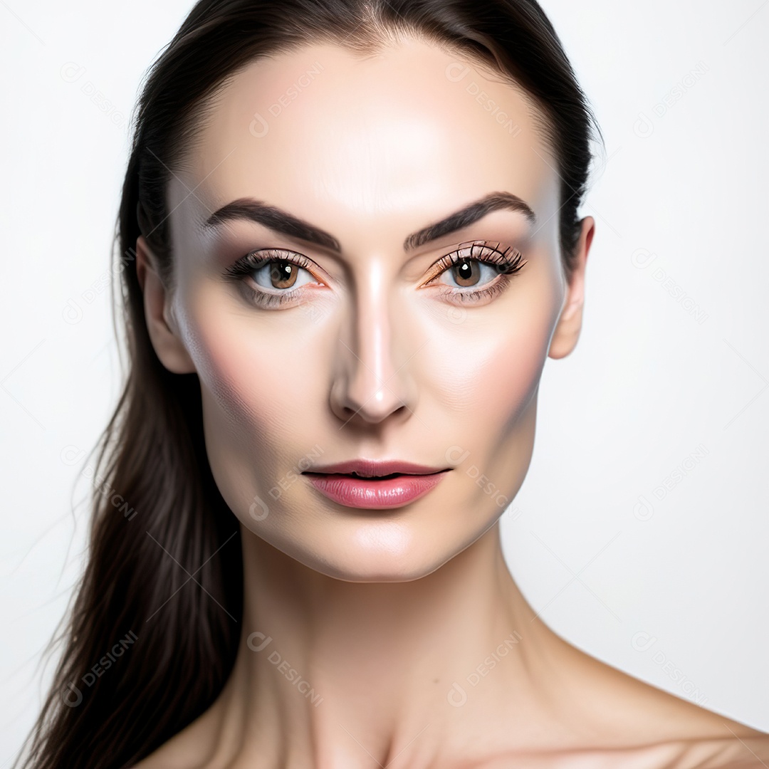 Retrato realista de uma linda mulher jovem [download] - Designi
