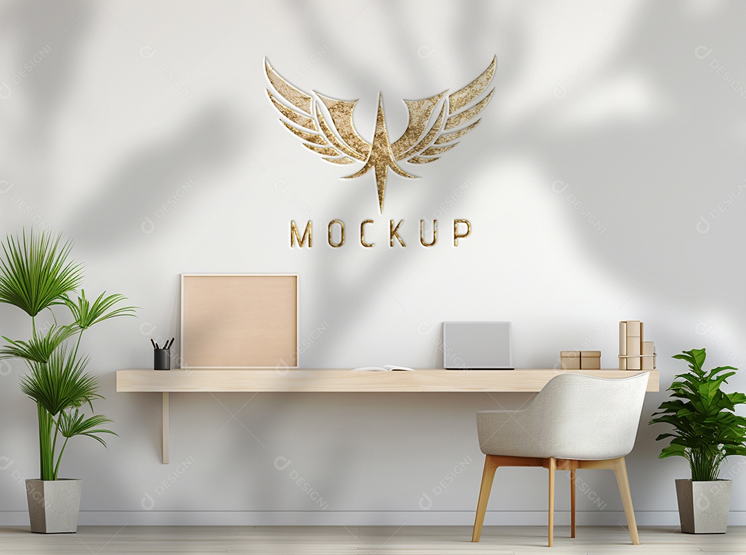 Modelo Logo de Empresa Mockup PSD Editável [download] - Designi
