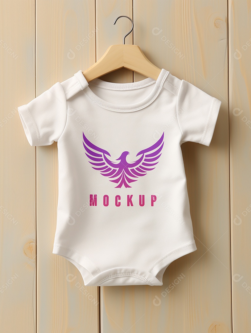 Mockup Body de Bebê PSD Editável [download] - Designi