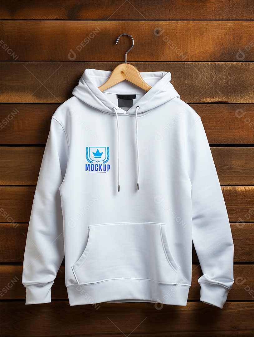 Mockup De Moletom No Cabide PSD Editável [download] - Designi