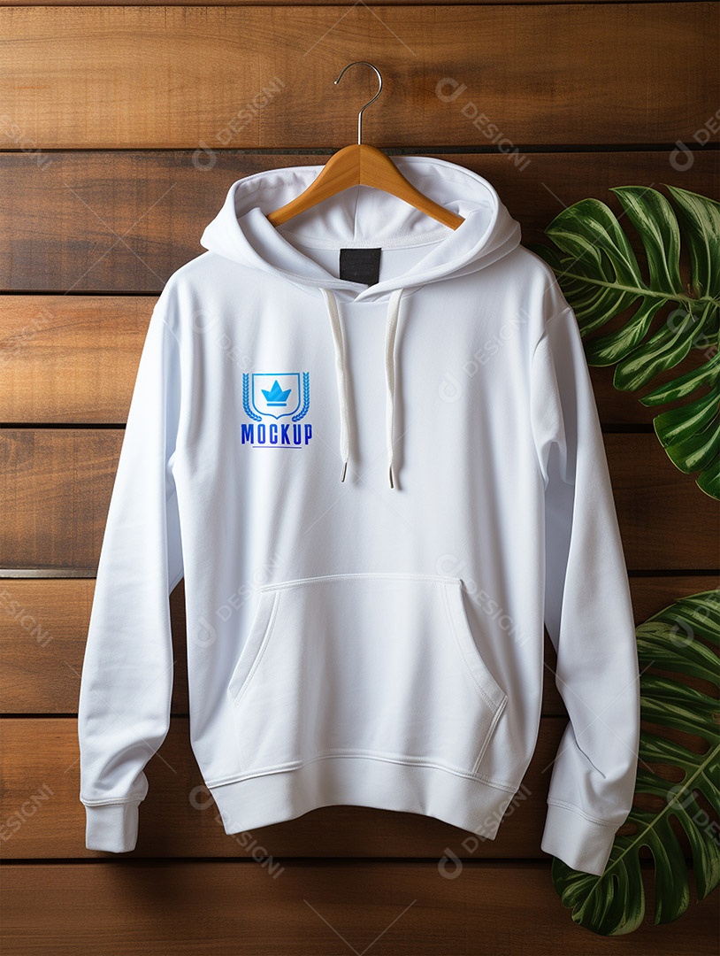 Mockup De Moletom No Cabide PSD Editável [download] - Designi