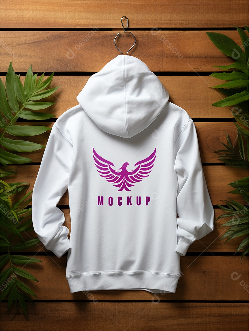 Mockup De Moletom No Cabide PSD Editável [download] - Designi