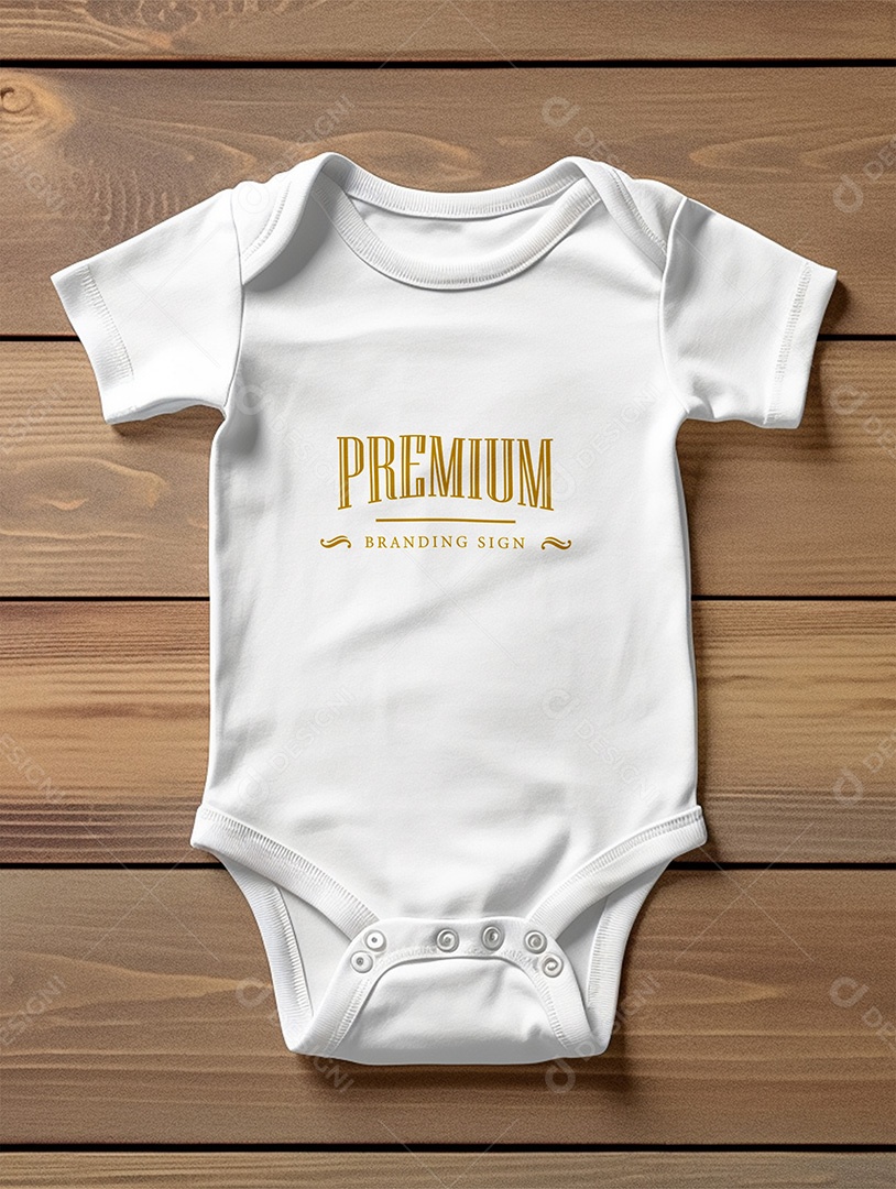 Mockup Body de Bebê PSD Editável [download] - Designi