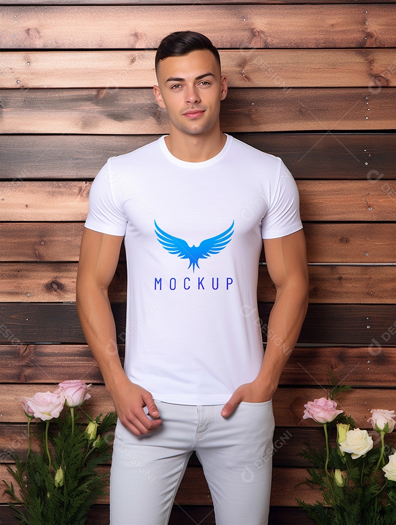Mockup de Camiseta PSD Editável [download] - Designi