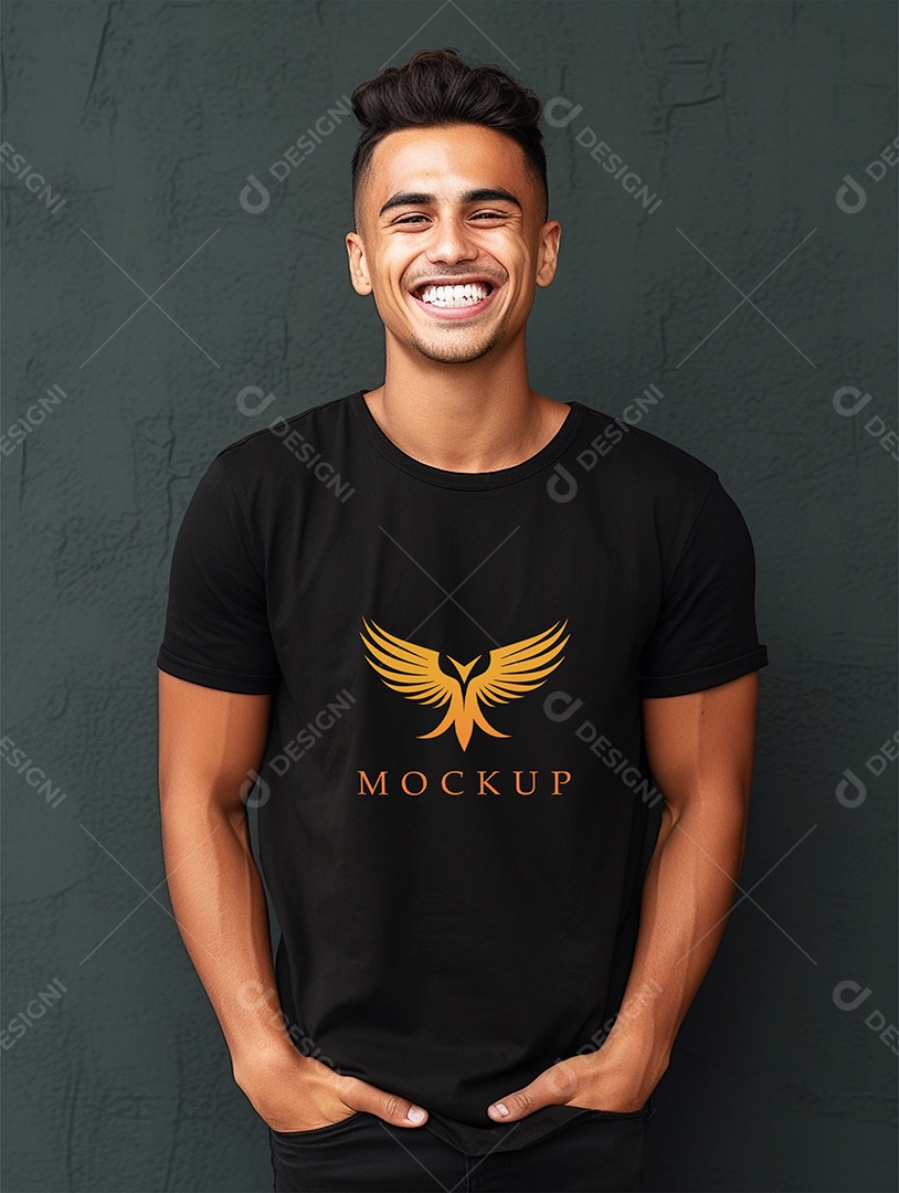 Mockup de Camiseta PSD Editável [download] - Designi