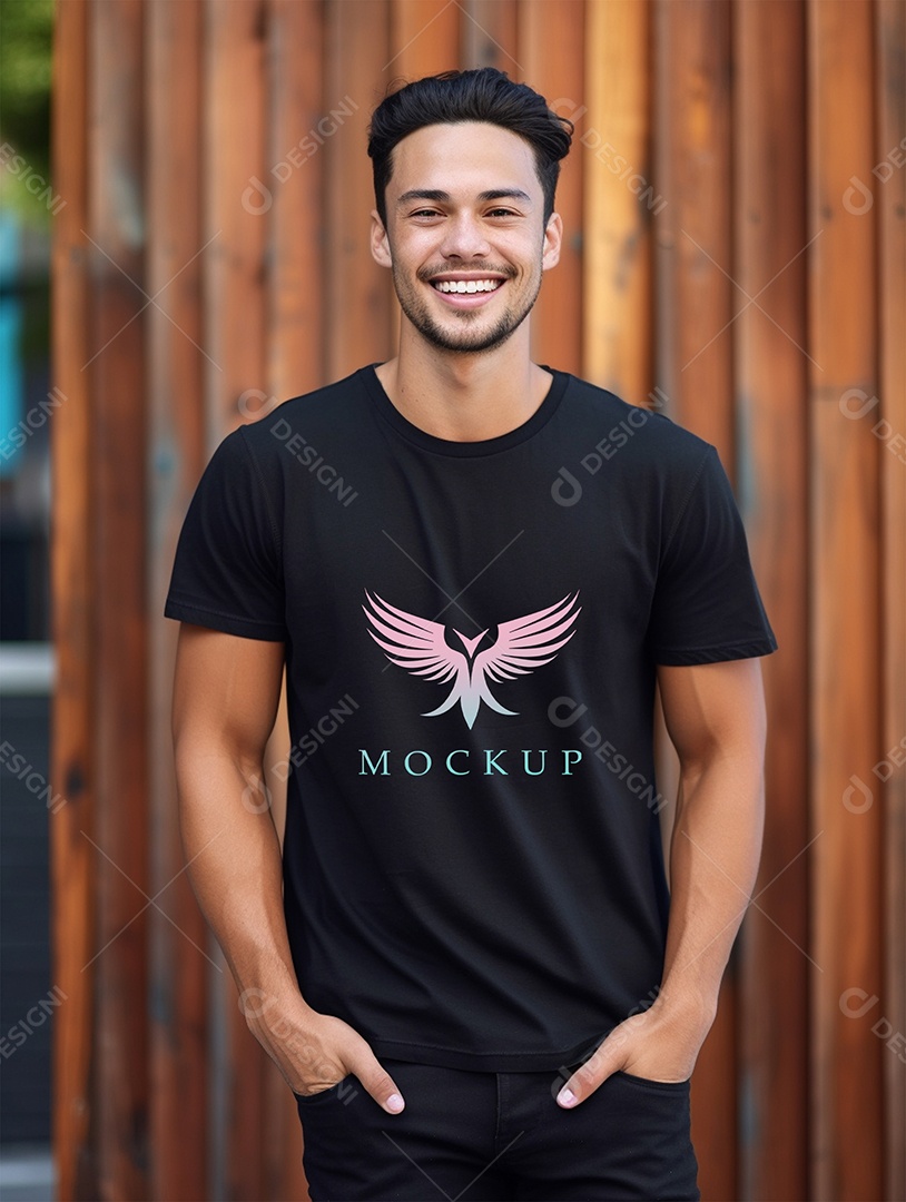 Mockup de Camiseta PSD Editável [download] - Designi