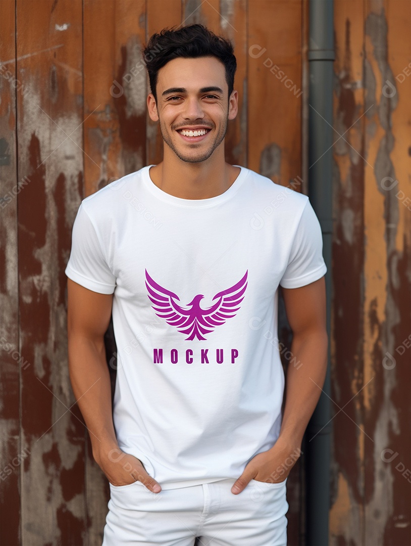 Mockup de Camiseta PSD Editável [download] - Designi