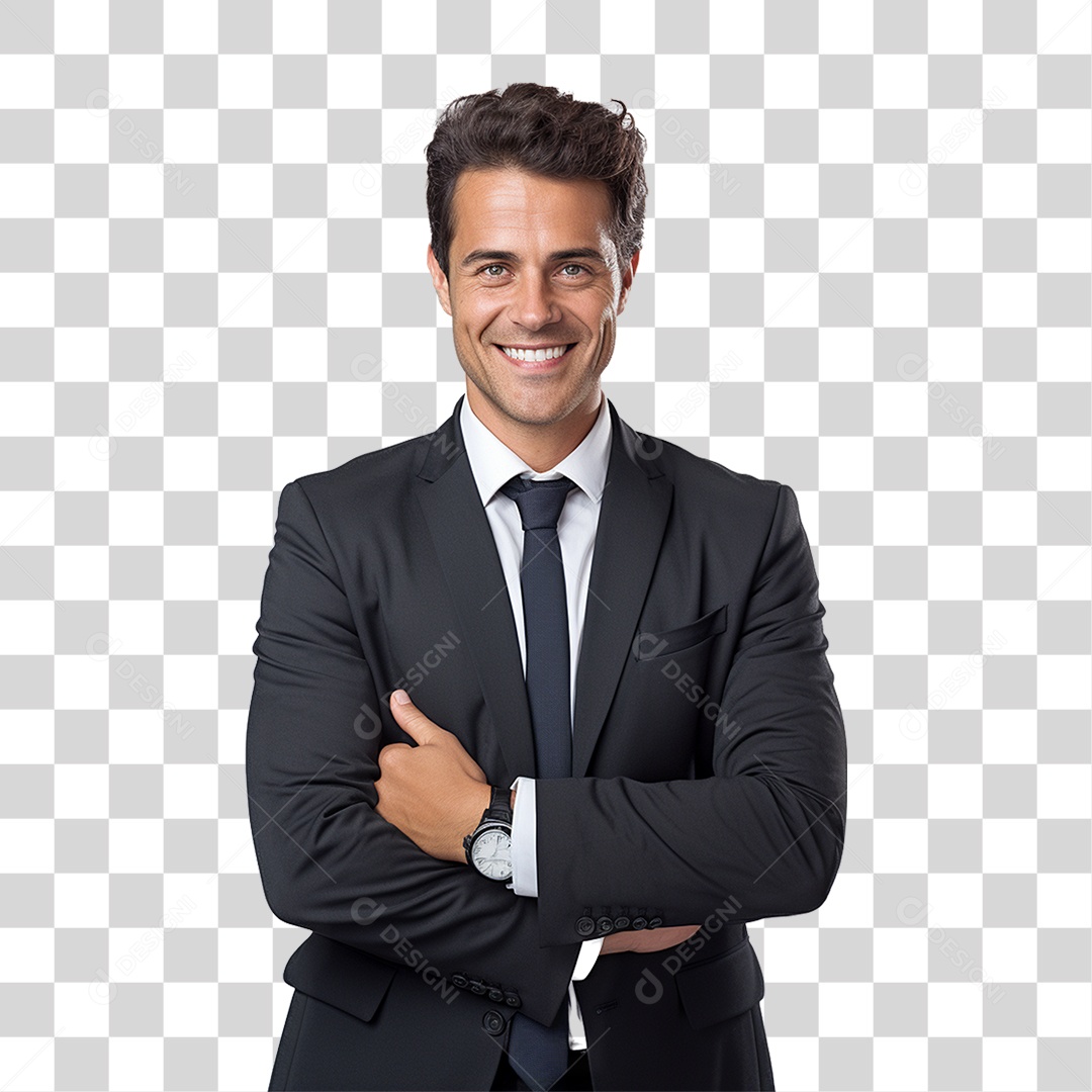 Homem Empresário de Terno PNG Transparente [download] - Designi
