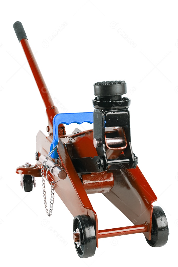 Macaco hidráulico para carro isolado no fundo branco [download] - Designi