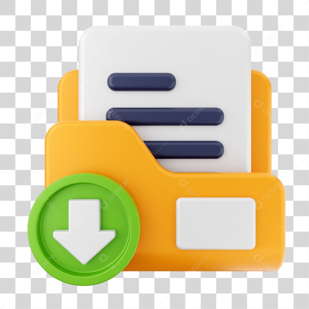Pasta de Arquivos PNG Transparente [download] - Designi