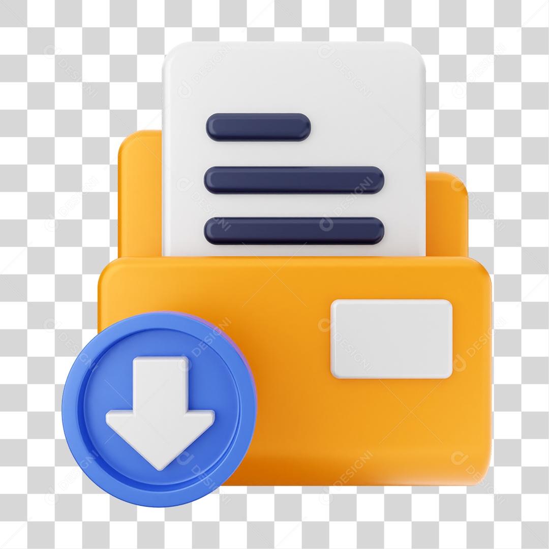 Pasta de Arquivos PNG Transparente [download] - Designi