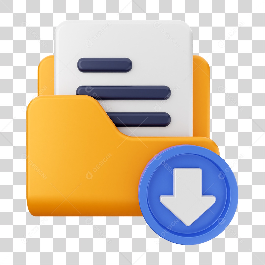 Pasta de Arquivos PNG Transparente [download] - Designi