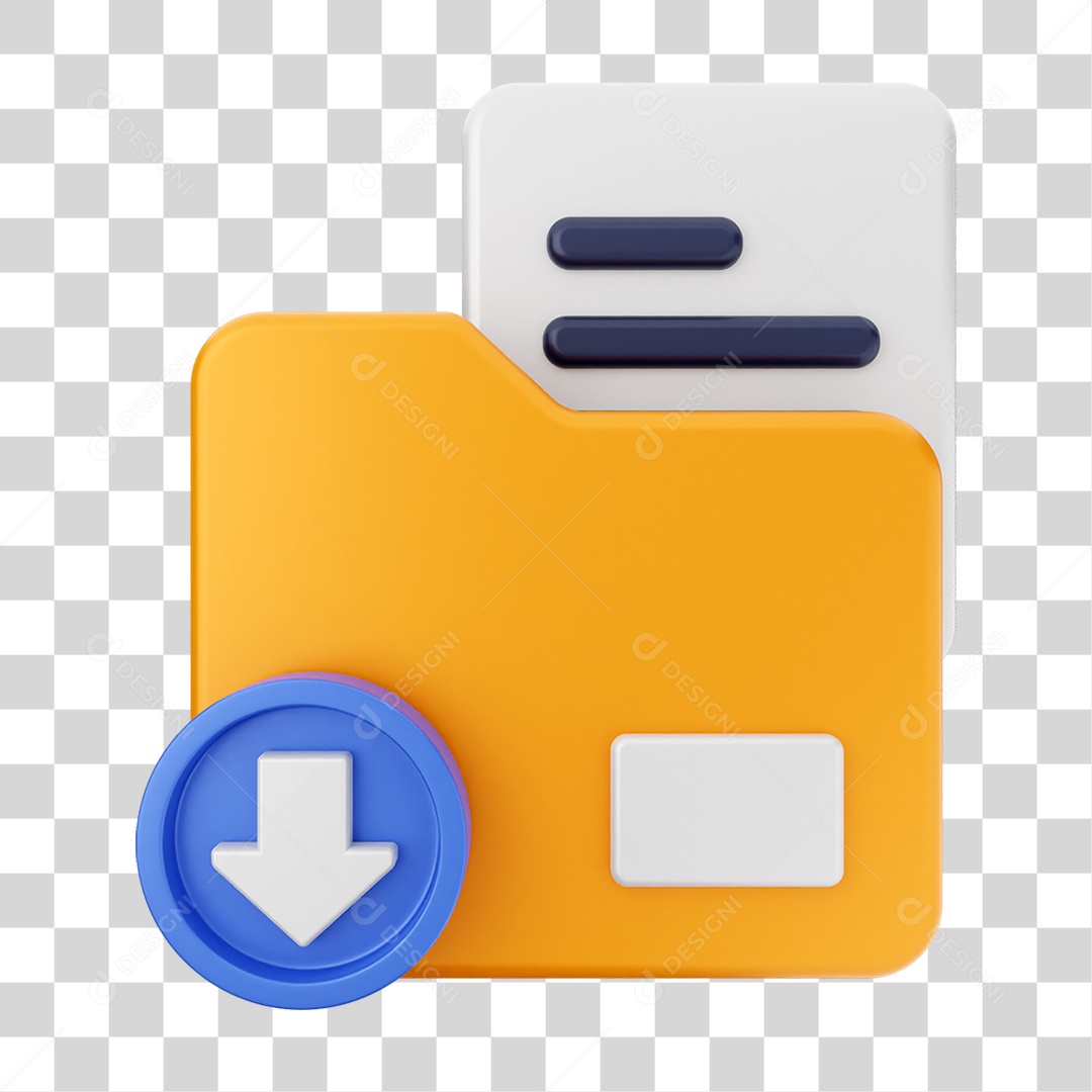 Pasta de Arquivos PNG Transparente [download] - Designi