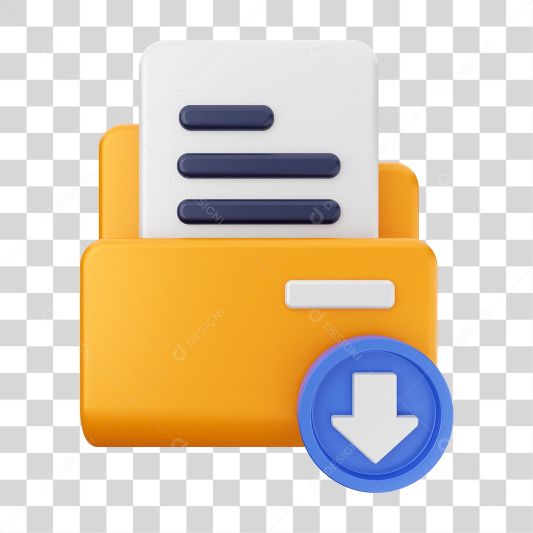 Pasta de Arquivos PNG Transparente [download] - Designi
