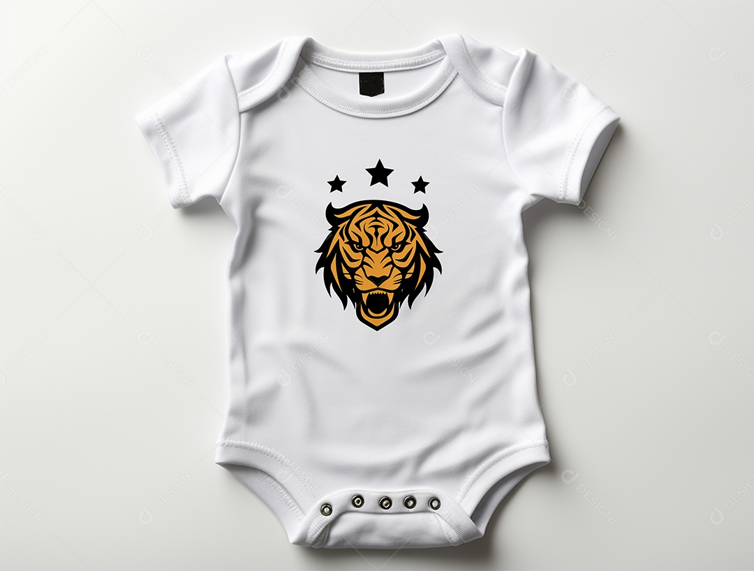 Mockup Body de Bebê PSD Editável [download] - Designi