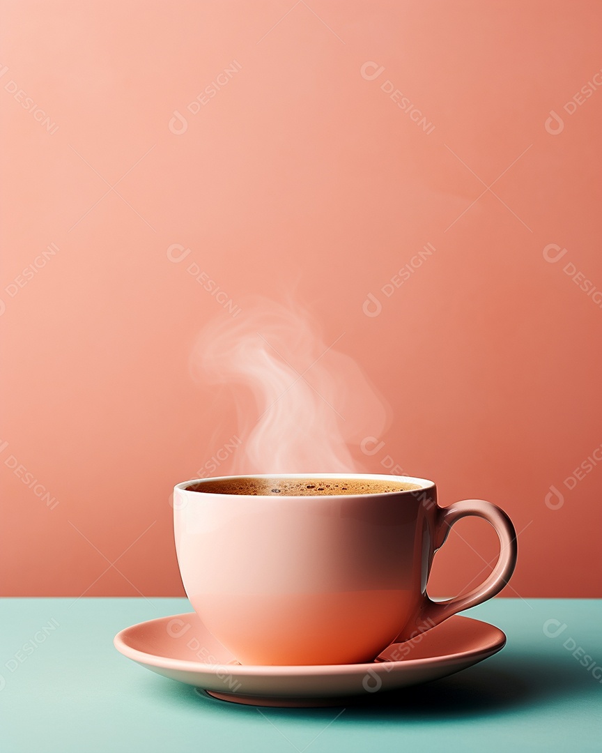 Xícara de café quente, minimalista [download] - Designi