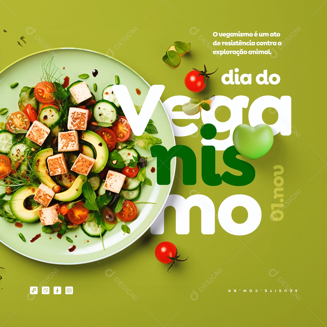 Dia Mundial do Veganismo O Veganismo é um Ato de Resistência Contra a ...