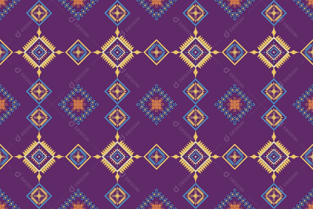 Padrão Étnico Ilustração Vetor EPS [download] - Designi