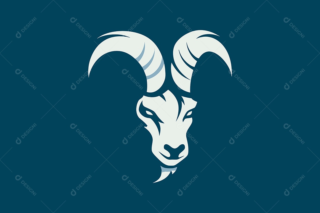 Bode Mascote Ilustração Vetor EPS + AI Editável [download] - Designi