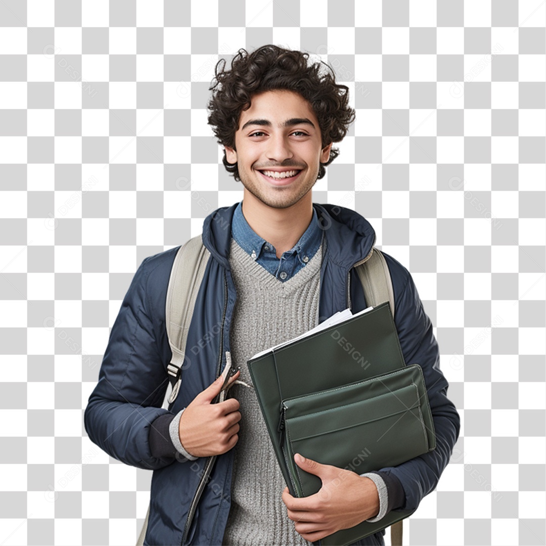 Jovem Estudante Volta as Aulas PNG Transparente [download] - Designi
