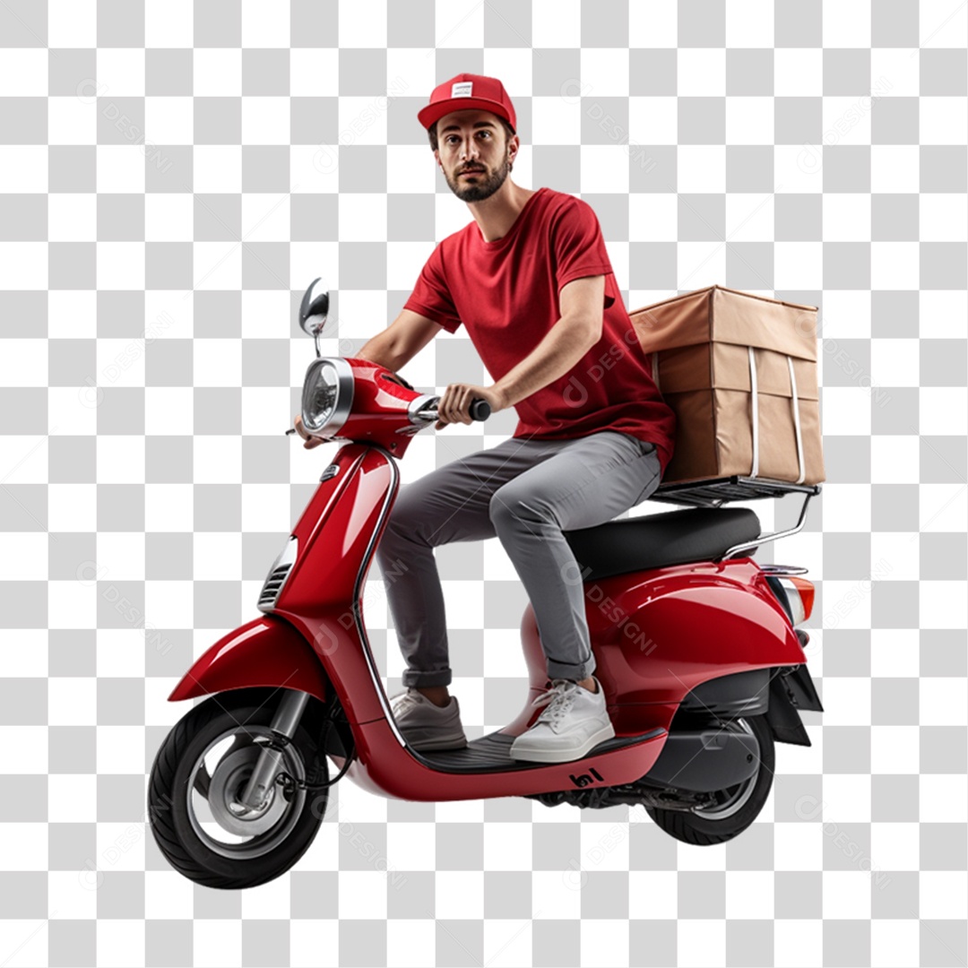 Entregador Delivery Entregas PNG Transparente [download] - Designi
