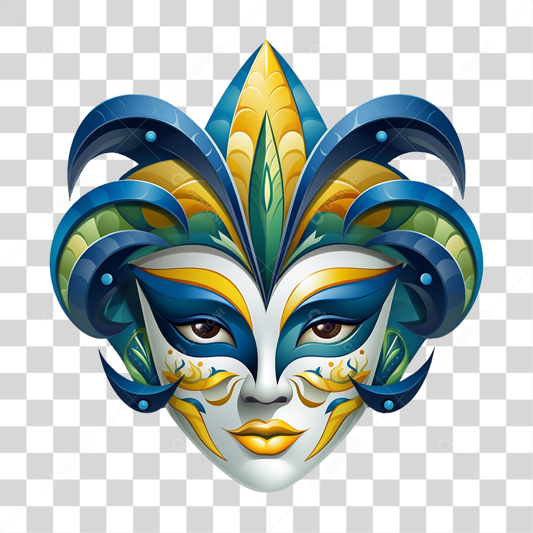 Máscara de Carnaval Fantasias PNG Transparente [download] - Designi
