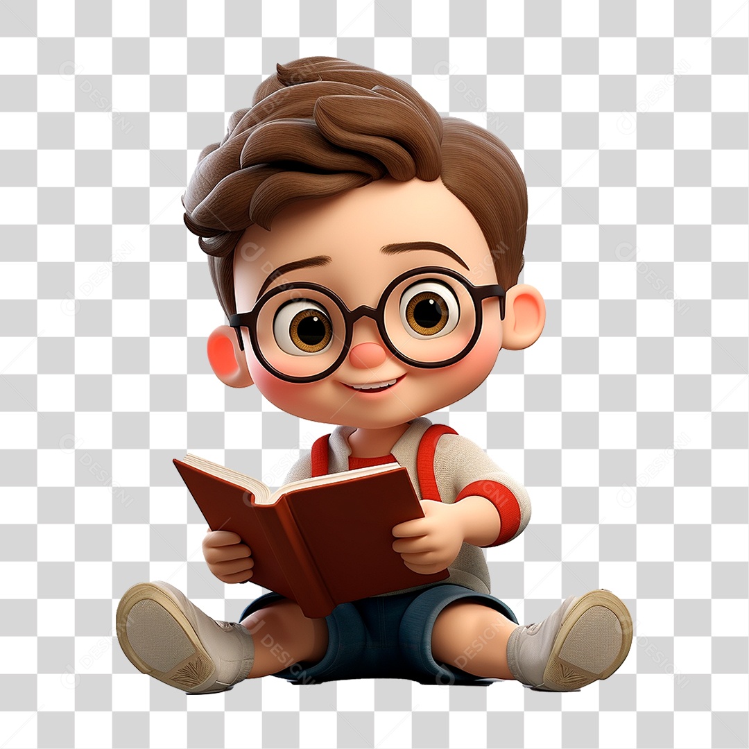 Menino com Mochila PNG Transparente [download] - Designi