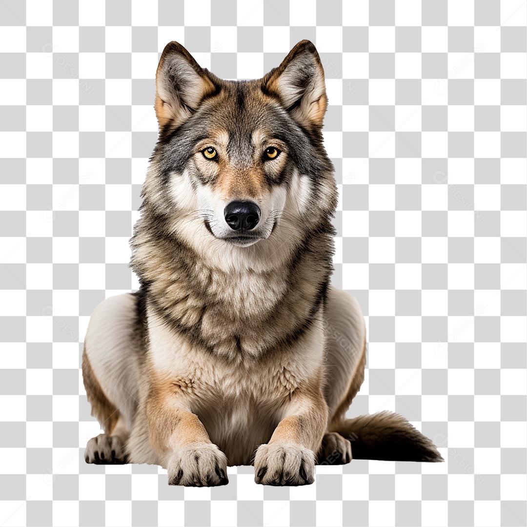 Animal Lobo Selvagem PNG Transparente [download] - Designi