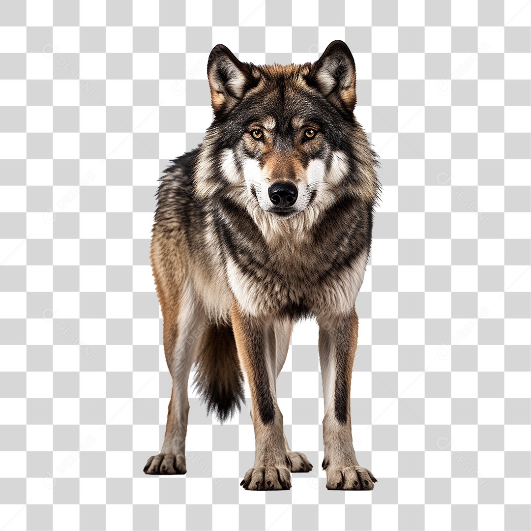 Animal Lobo Selvagem PNG Transparente [download] - Designi