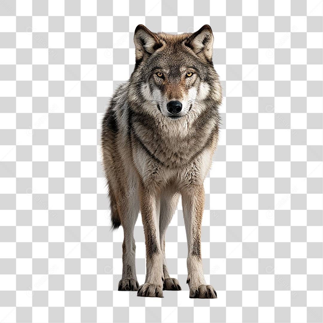Animal Lobo Selvagem PNG Transparente [download] - Designi