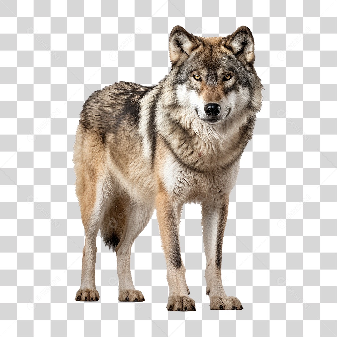 Animal Lobo Selvagem PNG Transparente [download] - Designi