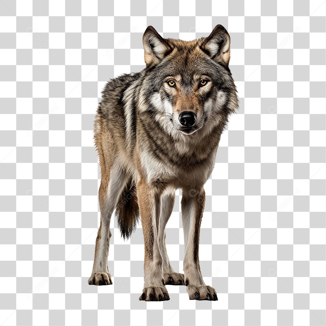Animal Lobo Selvagem PNG Transparente [download] - Designi