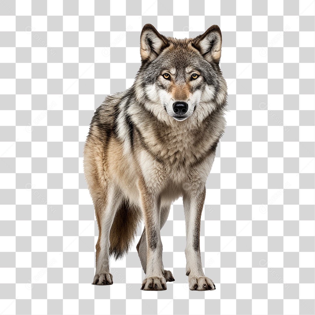Animal Lobo Selvagem PNG Transparente [download] - Designi