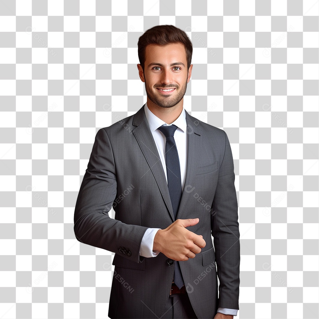 Homem de Terno PNG Transparente [download] - Designi
