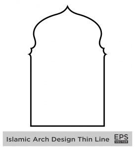 Modelo de Arco Islâmico Ilustração Vetor EPS [download] - Designi