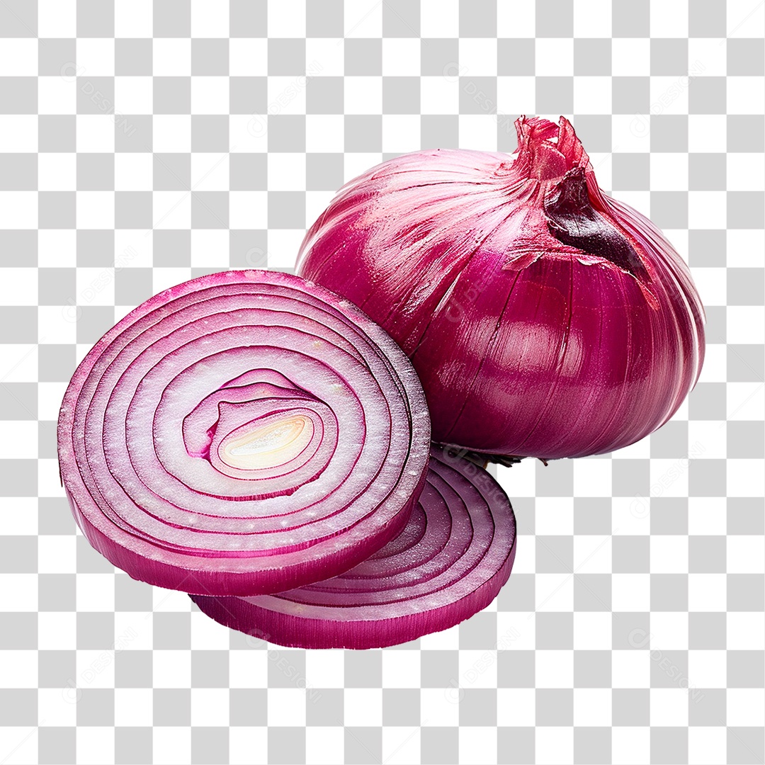 Cebola Roxa PNG Transparente [download] - Designi