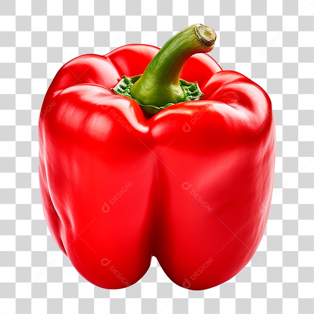 Pimentão Vermelho PNG Transparente [download] - Designi