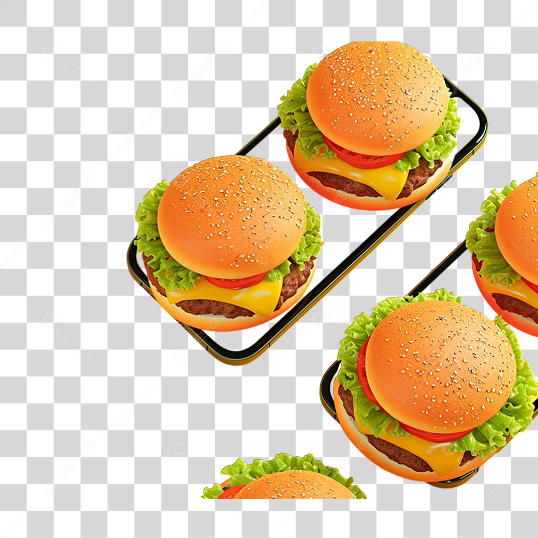 Lanches PNG Transparente [download] - Designi