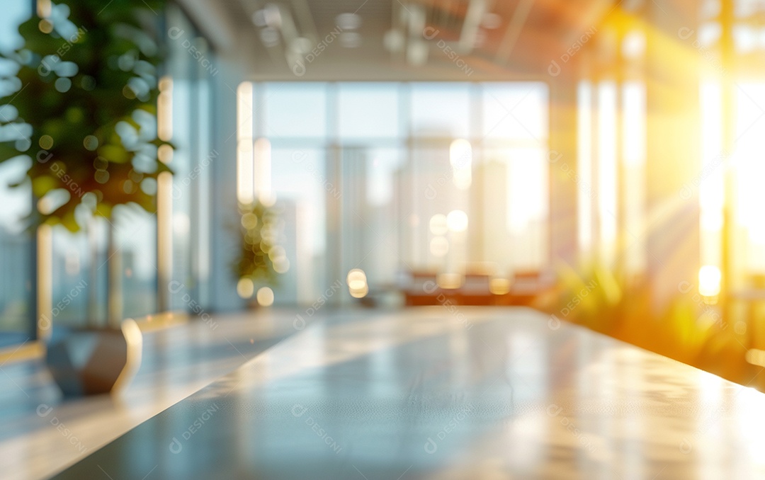 Belo fundo desfocado de um escritório moderno e leve [download] - Designi