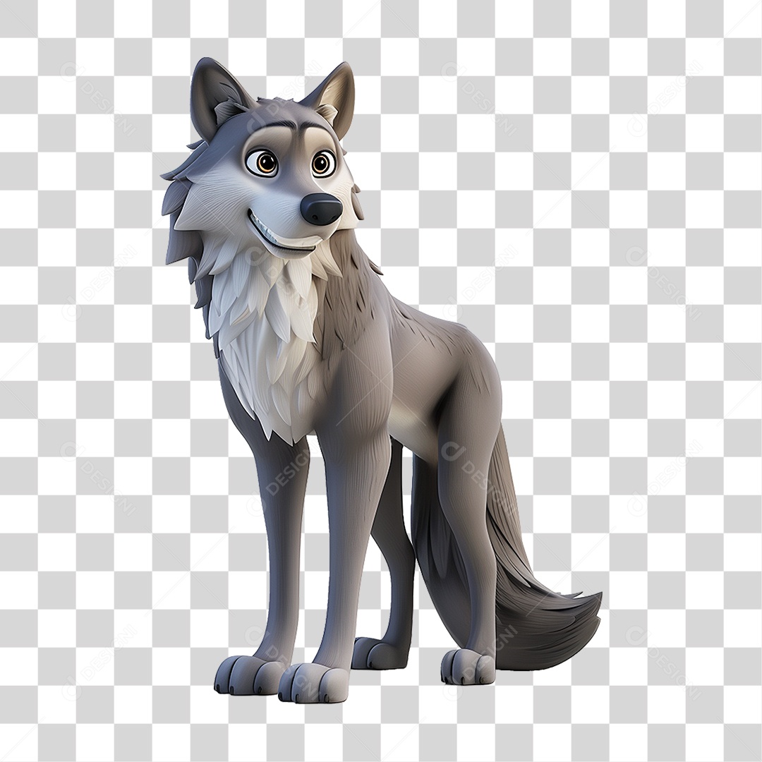 Lobo Animal Desenho PNG Transparente [download] - Designi