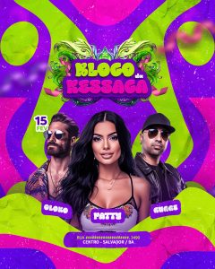 Flyer Bloco da Ressaca Oloko Patty Gugas Social Media PSD Editável ...